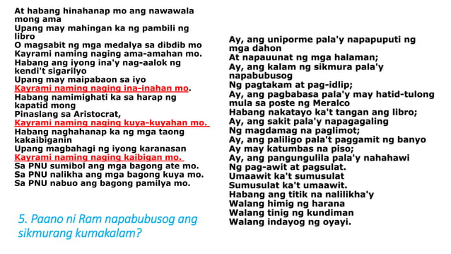 TULA NG PILIPINAS_Elehiya Para kay Ram [Autosaved].pptx