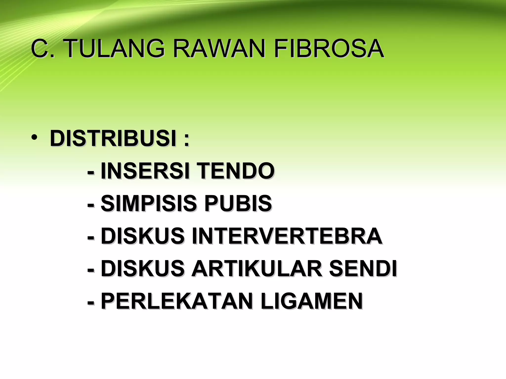 Tulang rawan power point baru | PPT