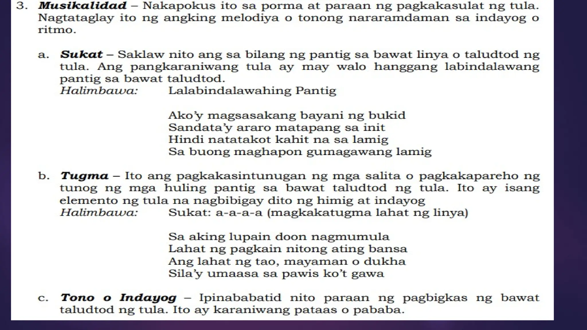 Tula sa Grade 10 Week 5 Quarter 2, Tula sa FIlipino.pptx