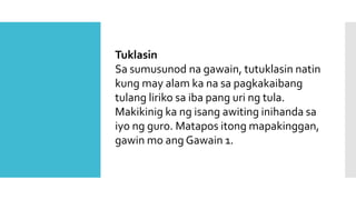 Tula Aralin 2.5 FIL 10 | PPTX