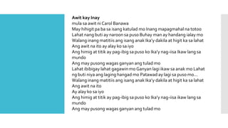 Tula Aralin 2.5 FIL 10 | PPTX