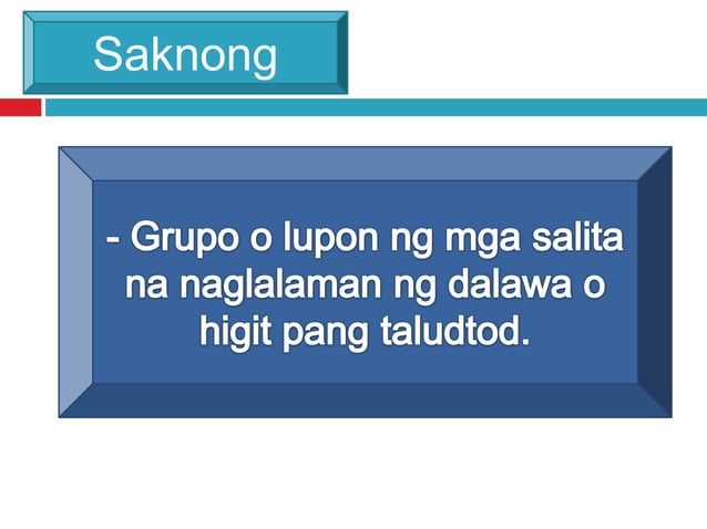 Tula, elemento at uri nito | PPTX