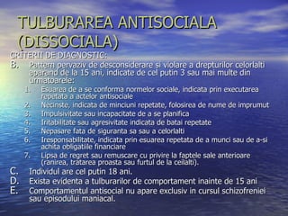Tulburari De Personalitate | PPT