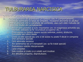 Tulburari De Personalitate | PPT