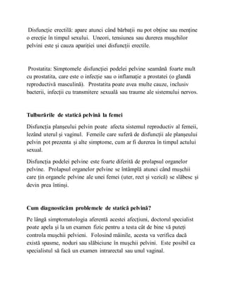 Ce sunt tulburările de statică pelvină: cauze, tipuri, simptome ...