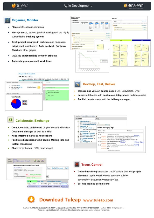 Using Tuleap for Agile Developments | PDF
