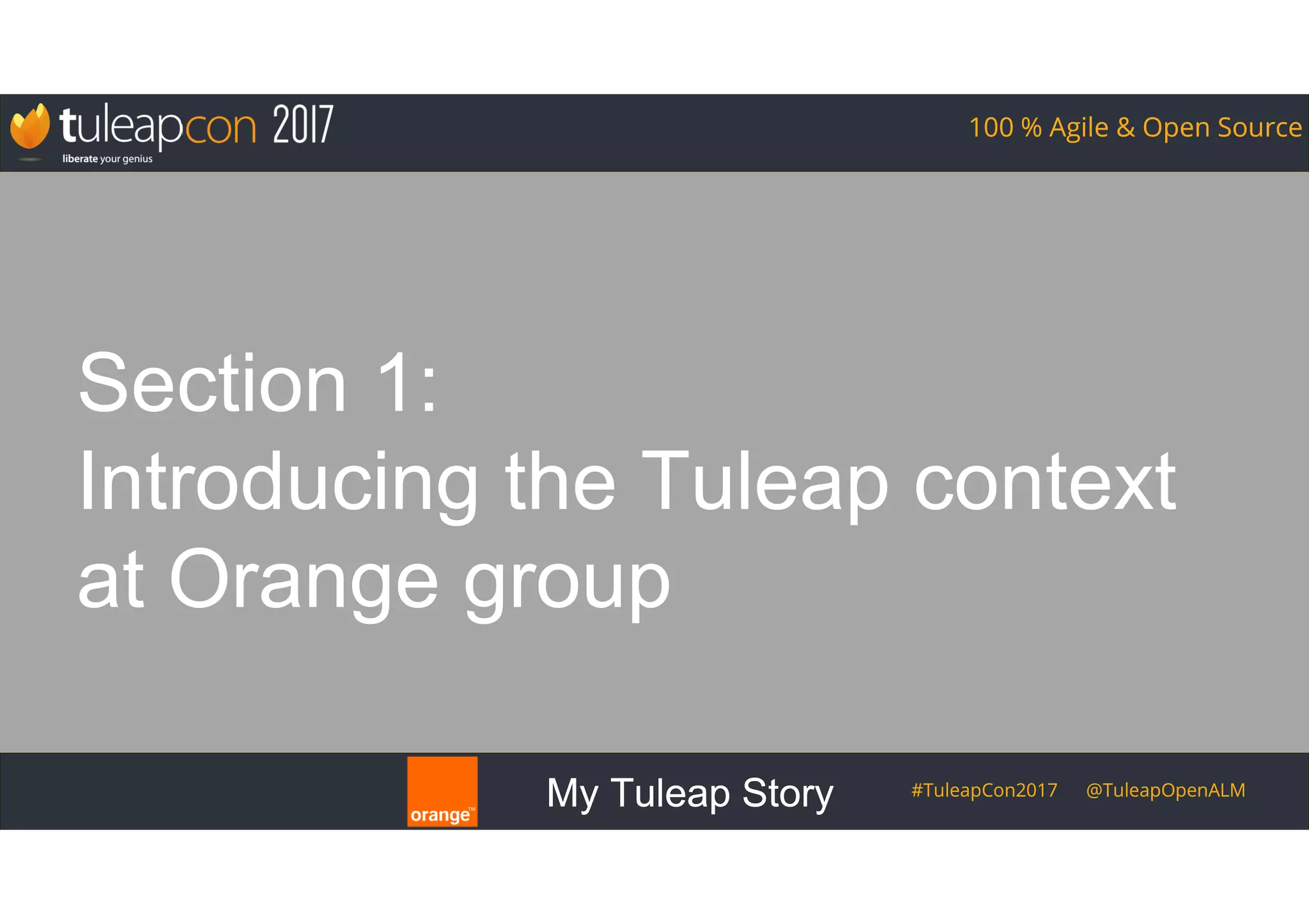 TuleapCon2017-Case-Study-Orange | PPT