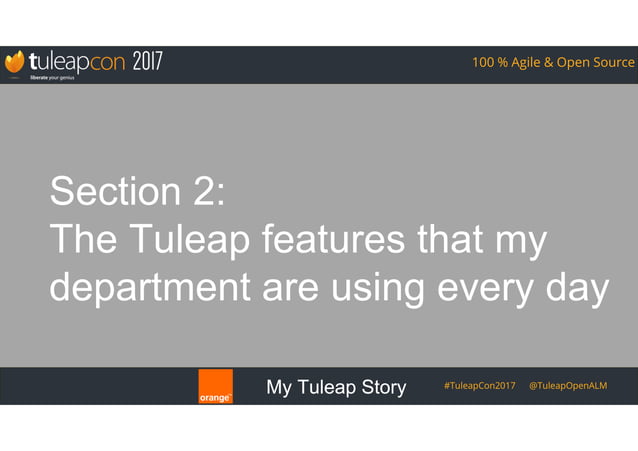 TuleapCon2017-Case-Study-Orange | PPT