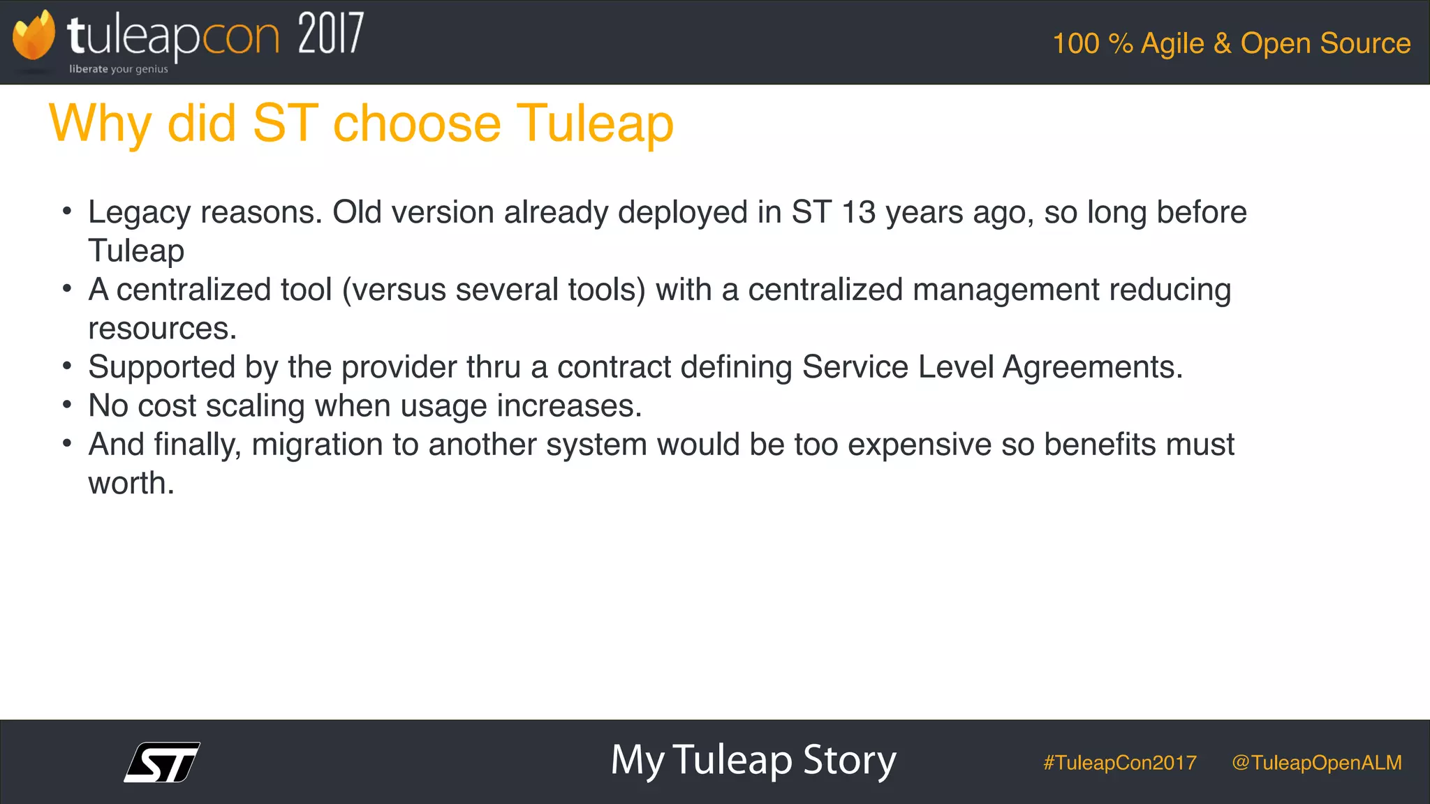 TuleapCon 2017-STMicroelectronics-Case-Study | PDF