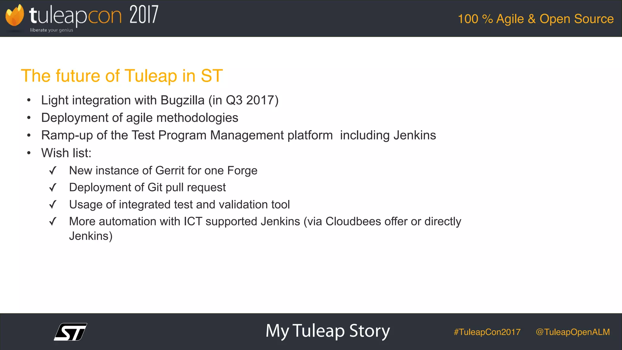 TuleapCon 2017-STMicroelectronics-Case-Study | PDF