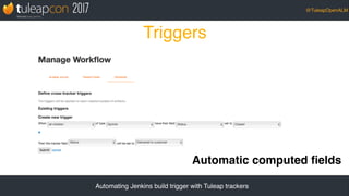 TuleapCon2017 -Automating Jenkins build with Tuleap trackers | PPT
