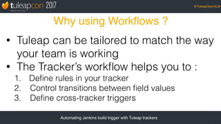 TuleapCon2017 -Automating Jenkins build with Tuleap trackers | PPT