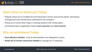 TuleapCon 2018. STMicroelectronics Success Story | PPT