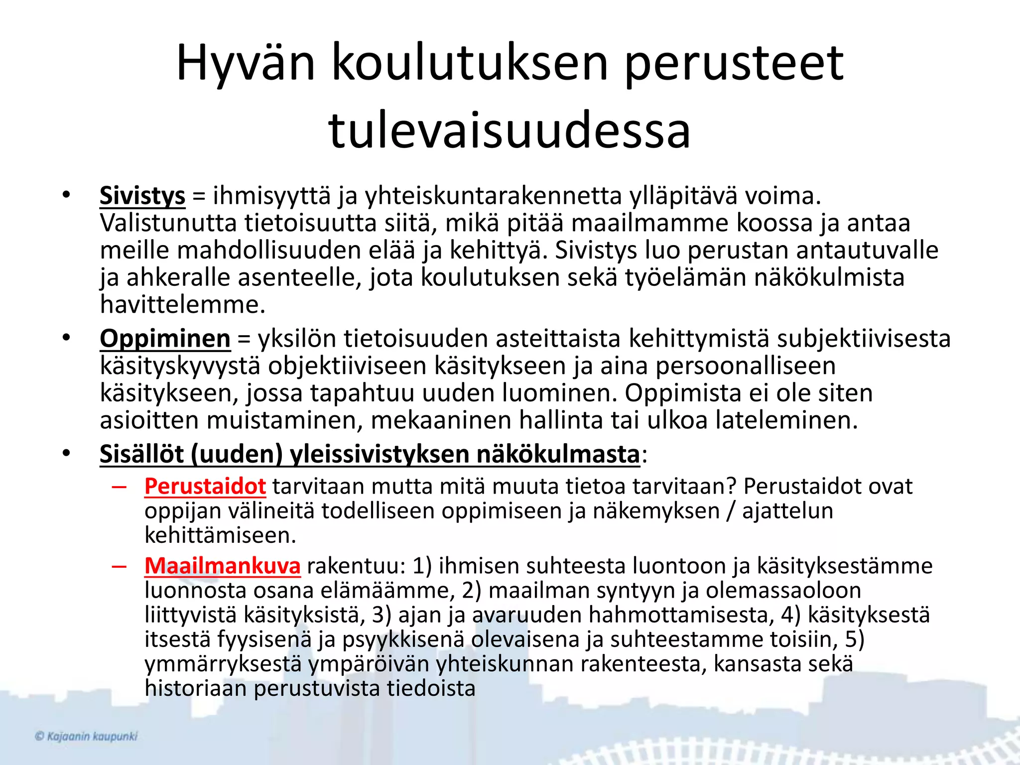 Tulevaisuuden koulu | PPT