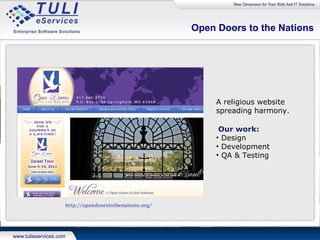 Tuli eServices_Wordpress Portfolio | PPT