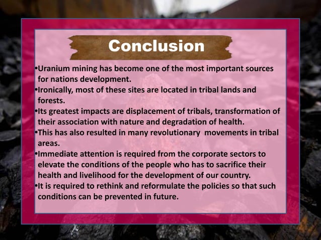 uranium.impact.pdf college project environment | PPT