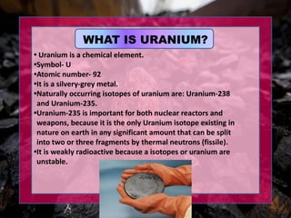 uranium.impact.pdf college project environment | PDF