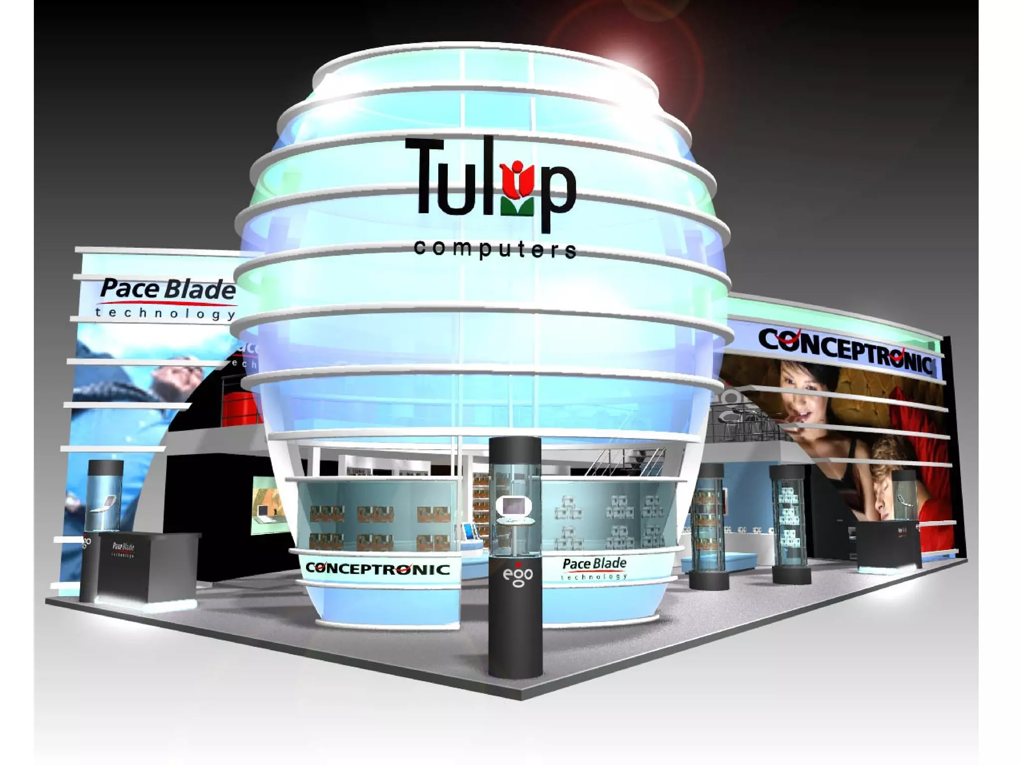 Tulip Computers Stand Cebit2007 | PPT
