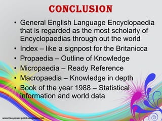 Tulip presentation1 on encyclopaedia Britannica | PPT