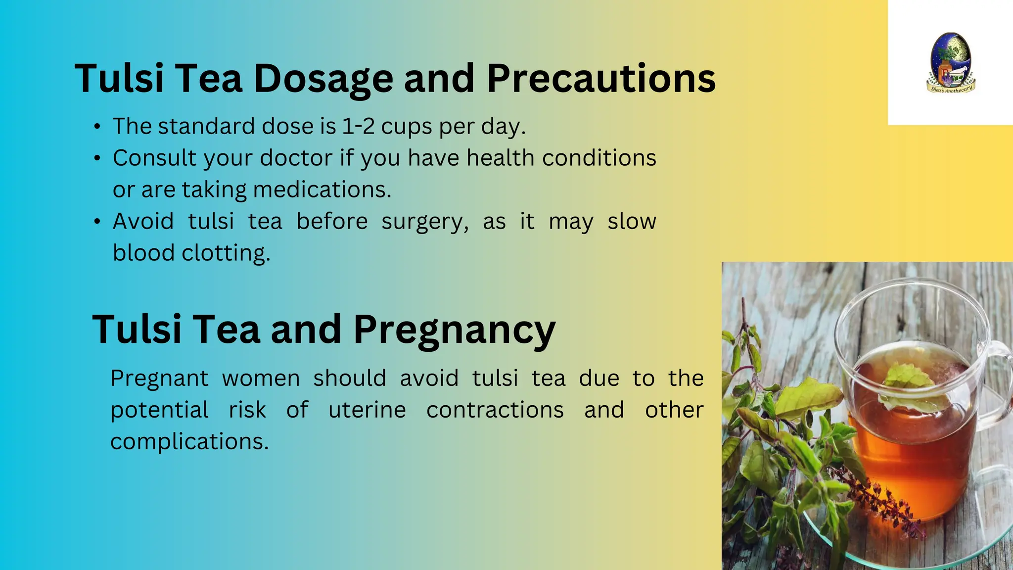 Tulsi Tea Benefits, Side Effects, and Dosage | PDF