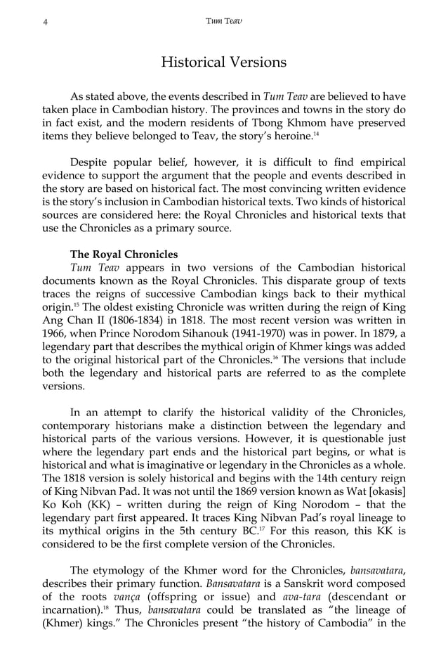 History of Tum teav | PDF