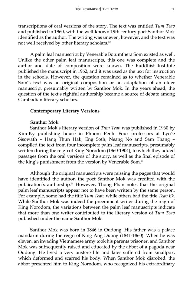 History of Tum teav | PDF