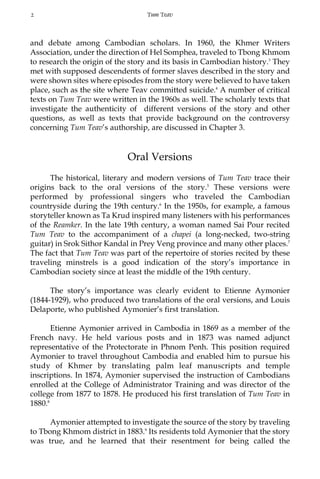 History of Tum teav | PDF