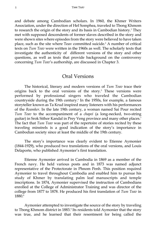 History of Tum teav | PDF