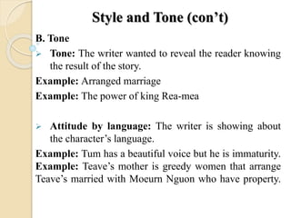 Tum teav-story-part-3-to-part - Comparative Tum Teav Presentation | PPTX