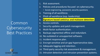 Cybersecurity: How to Protect Your Firm from a Cyber Attack | PDF