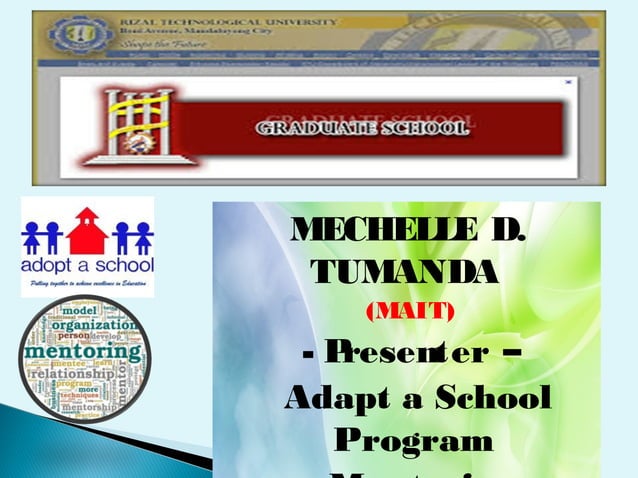 Adopt a School Program and Mentoring Program | PPT