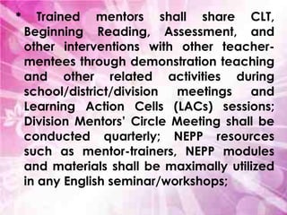 Adopt a School Program and Mentoring Program | PPT