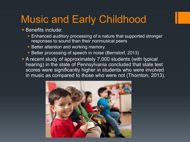 Music and Early Childhood Education for Deaf and Hard of Hearing ...
