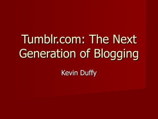 Tumblr | PPT