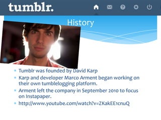 Tumblr presentation | PPTX