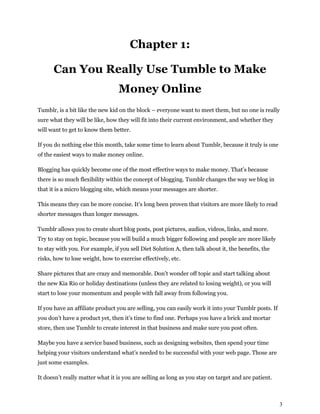 Tumblr income formula | PDF
