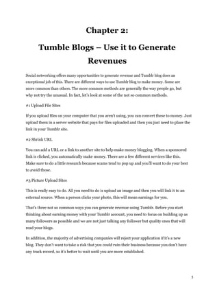 Tumblr income formula | PDF