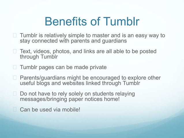 Tumblr powerpoint | PPT