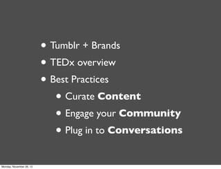 How to Use Tumblr for Social Curation + Brand Growth | PDF | Social ...
