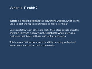 Tumblr slideshare | PPT