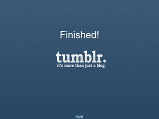 Tumblr slideshare | PPT