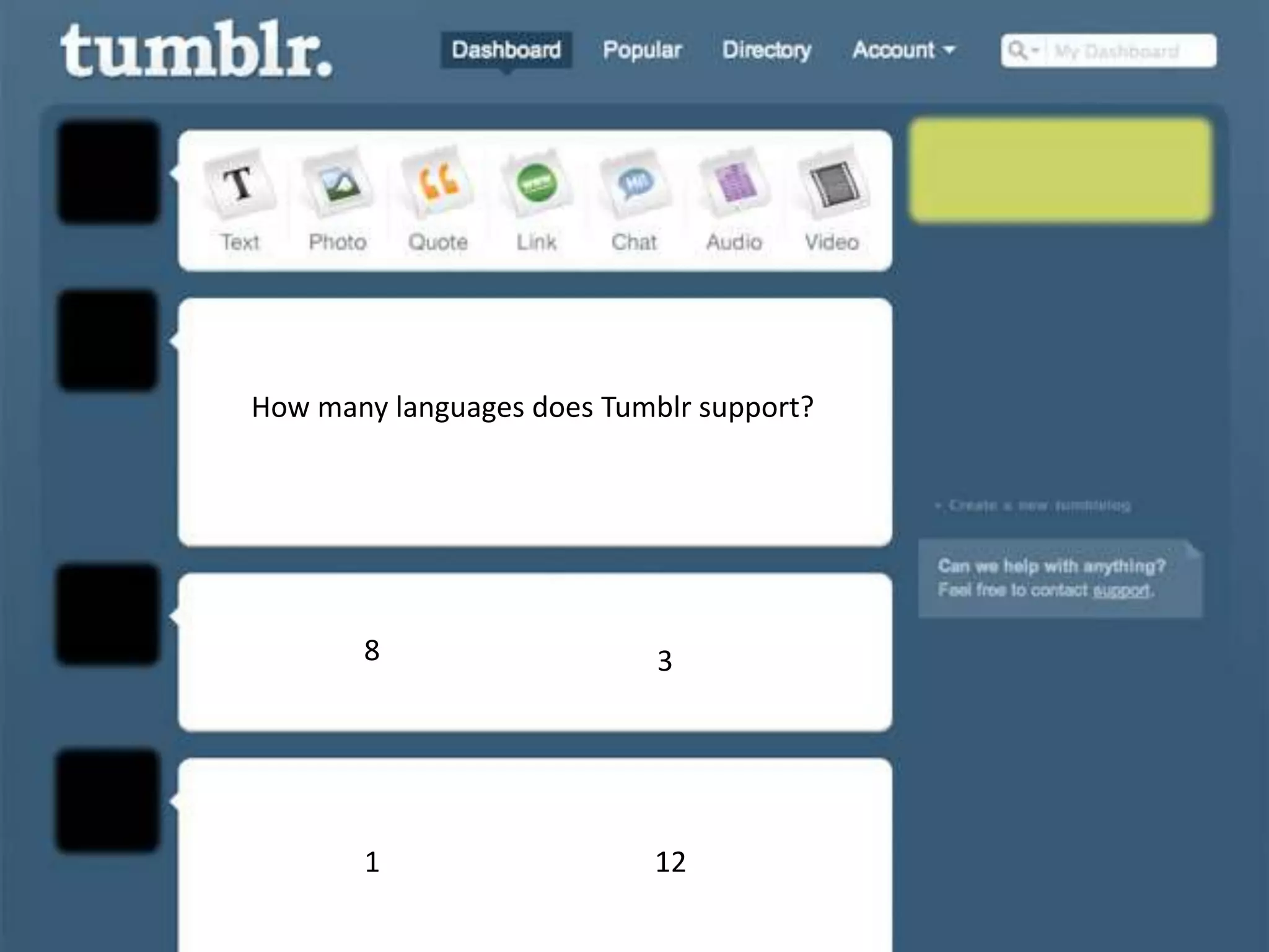 Tumblr story board | PPT