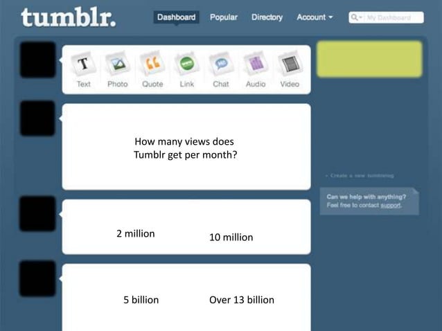 Tumblr story board | PPT