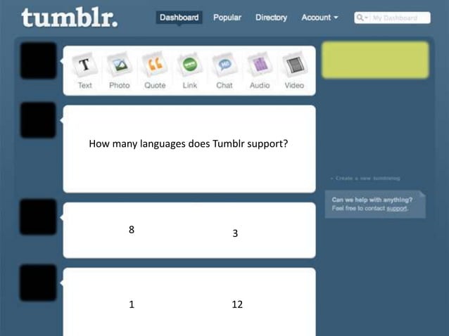 Tumblr story board | PPT