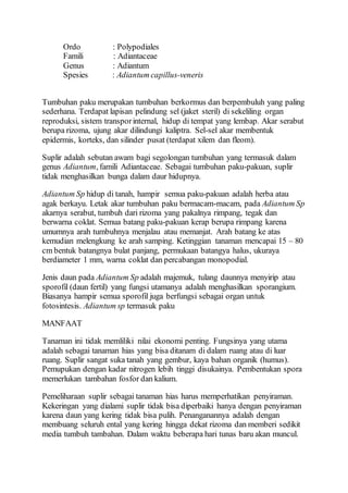 Tumbuhan paku dan lumut | DOCX