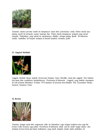 Tumbuhan langka di indonesia | PDF