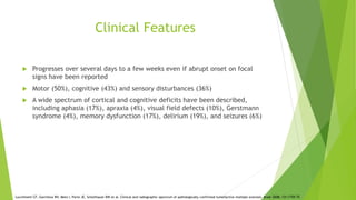 Tumefactive Demyelinating Lesions | PPTX