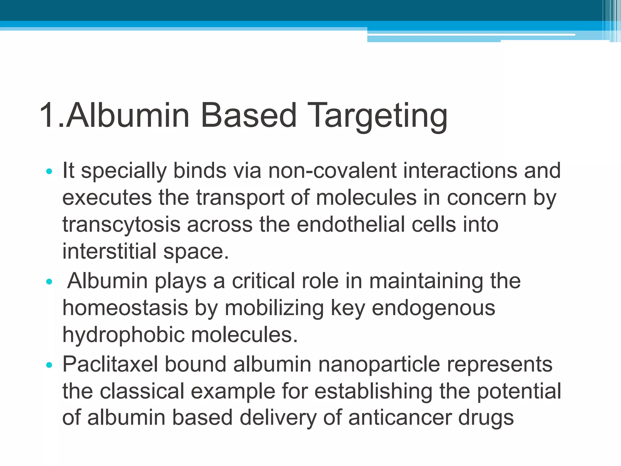 Tumor targeting drug delivery system | PPTX