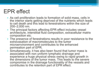 Tumor targeting drug delivery system | PPTX