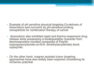 Tumor targeting drug delivery system | PPTX